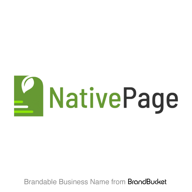 NativePage.com is For Sale | BrandBucket