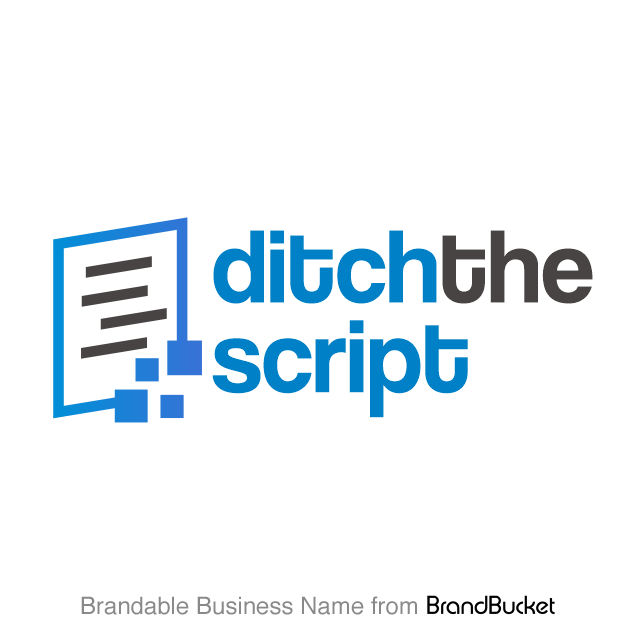 DitchTheScript.com is For Sale | BrandBucket