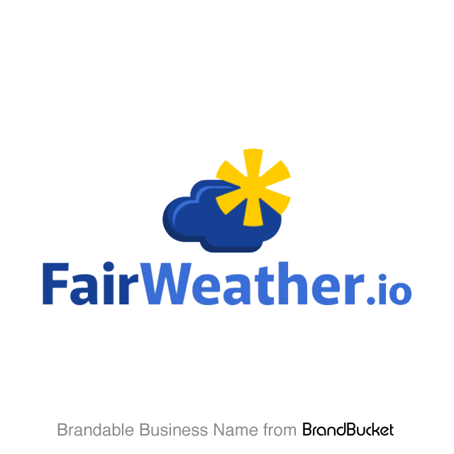 FairWeather.io is For Sale | BrandBucket