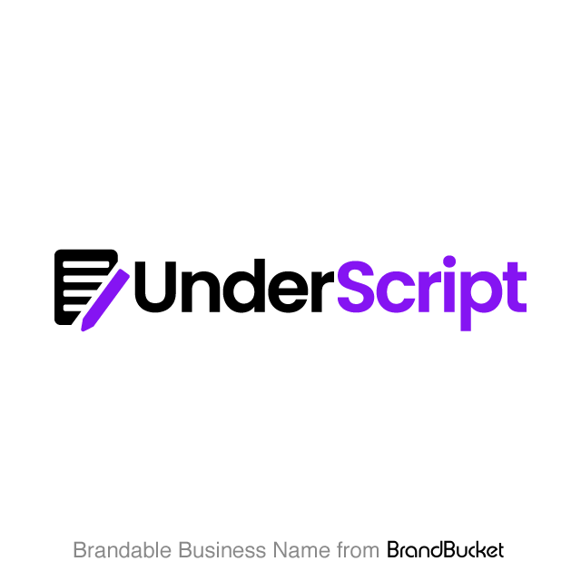 UnderScript.com is For Sale | BrandBucket